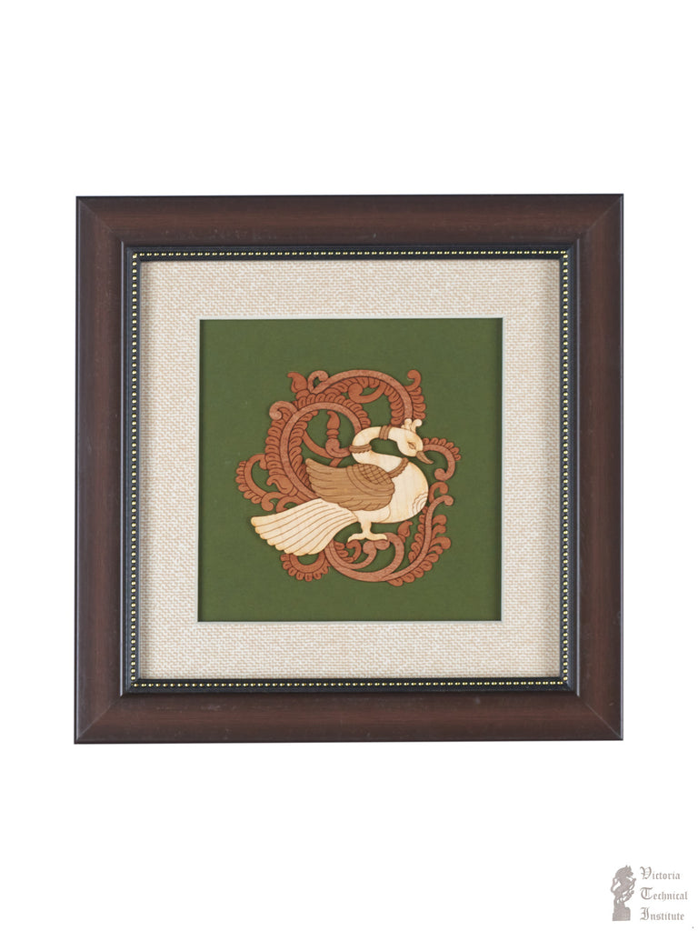 8" x 8" Wooden Patch Work Swan Frame for Wall Decor – VTI HERITAGE