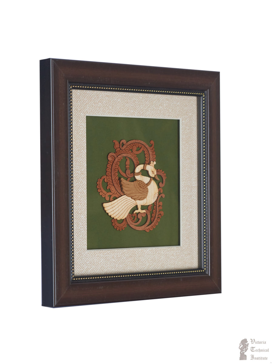8" x 8" Wooden Patch Work Swan Frame for Wall Decor – VTI HERITAGE