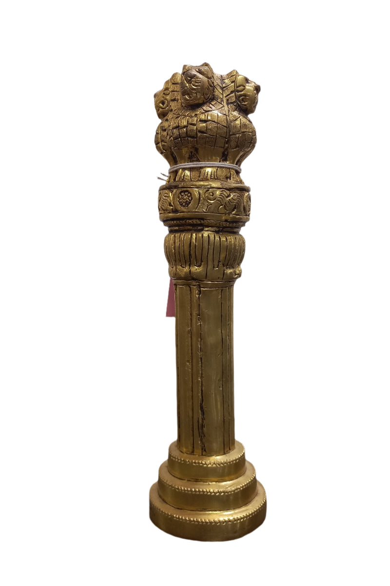 BRASS ASHOKA PILLER 10" – VTI HERITAGE