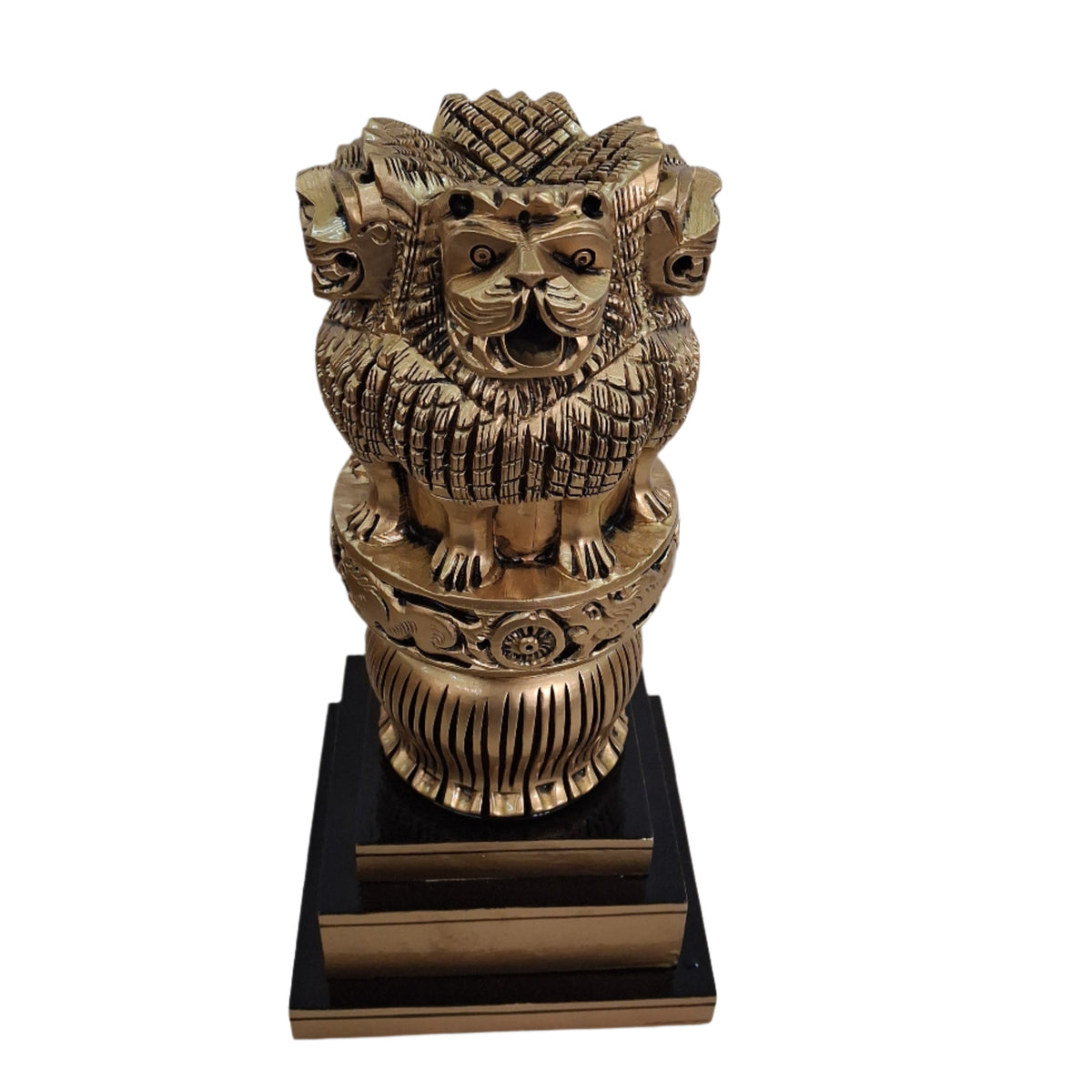 12" Handmade Wooden Painted Asoka Head – VTI HERITAGE