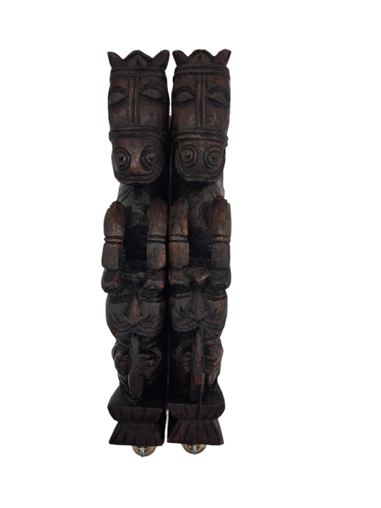 12" Handmade Wooden Carved Horse Wall Brackets – VTI HERITAGE