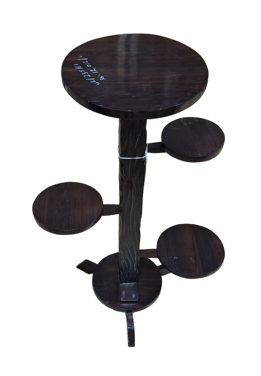 31" Handmade Wooden Display Stand for Home Decor – VTI HERITAGE