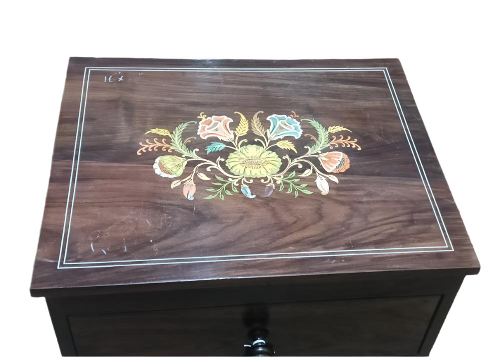 20" Handmade Wooden Inlaid Bed Side Table (Box) – VTI HERITAGE