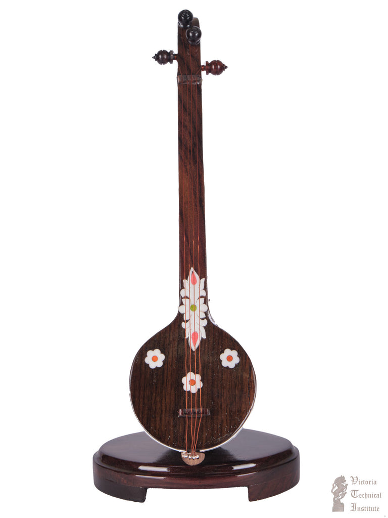 13" Handmade Rose Wood Musical Instrument Tanpura - Large – VTI HERITAGE