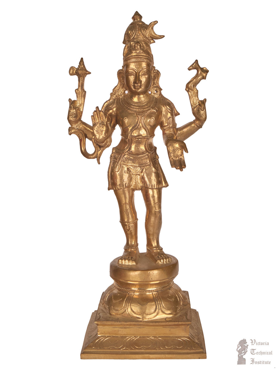 12" Bronze Standing Shiva Statue – VTI HERITAGE