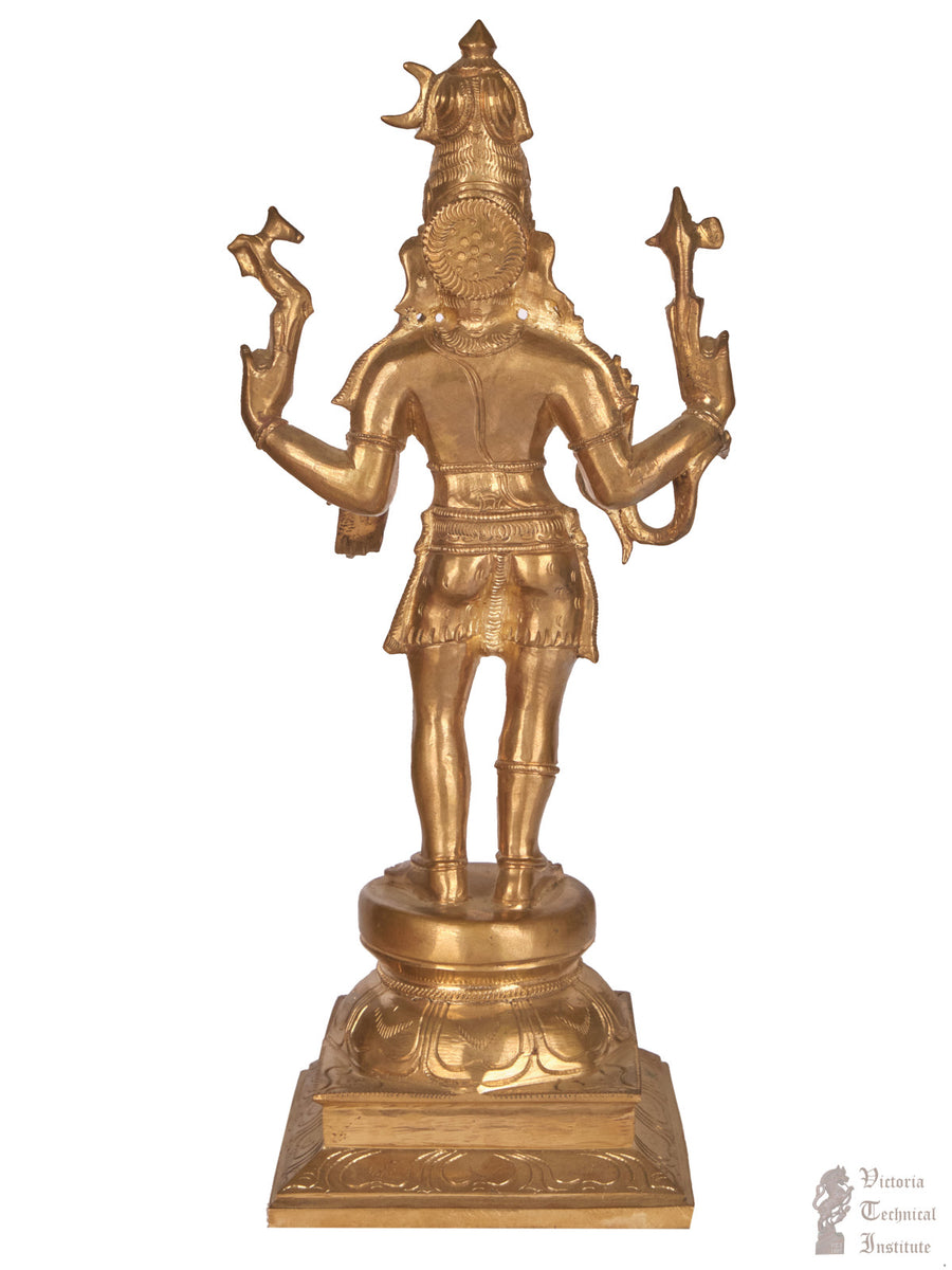 12" Bronze Standing Shiva Statue – VTI HERITAGE