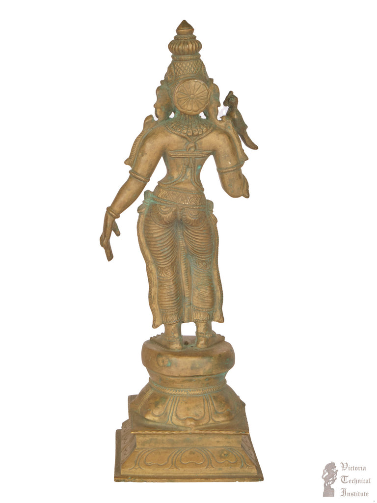 9.5" Bronze Goddess Meenakshi Amman Statue – VTI HERITAGE