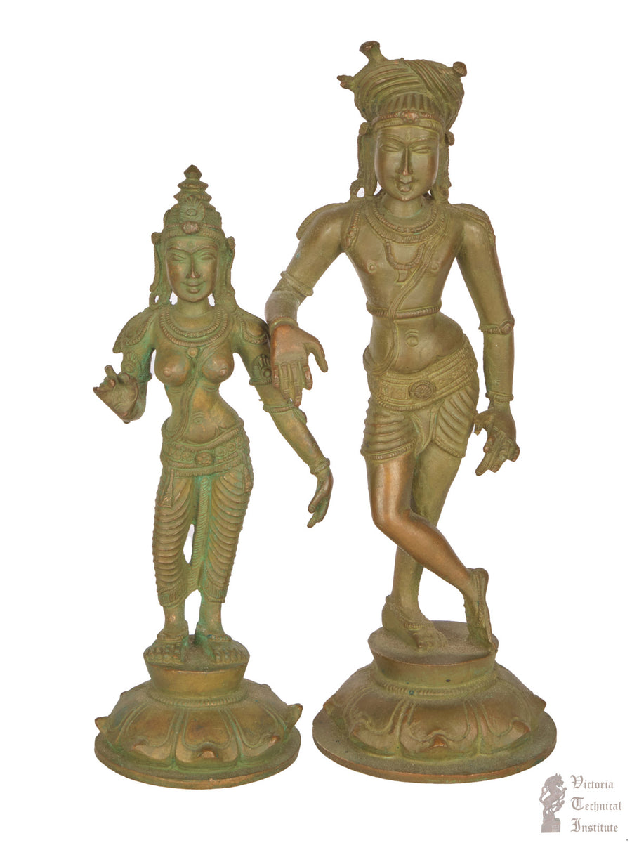 6" Bronze Standing Rishaba Devar Set – VTI HERITAGE