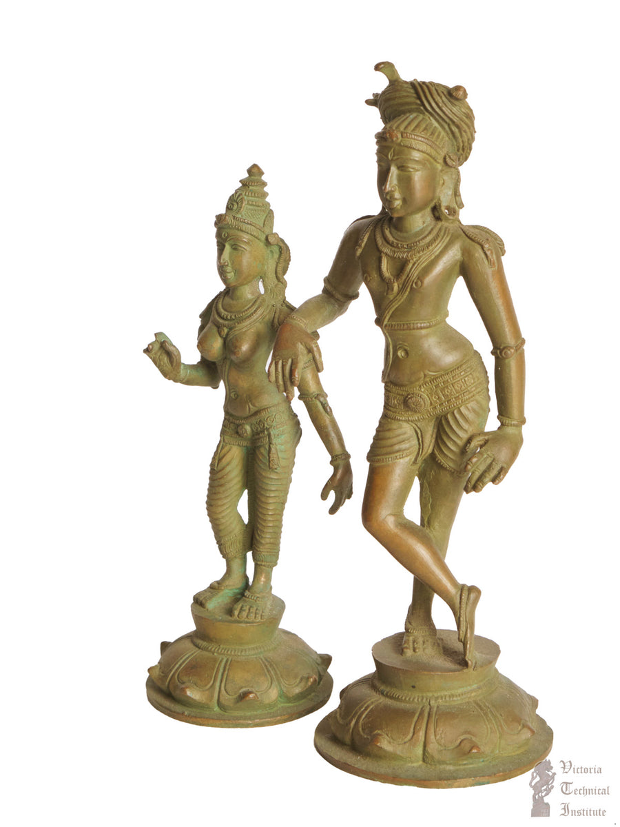 6" Bronze Standing Rishaba Devar Set – VTI HERITAGE