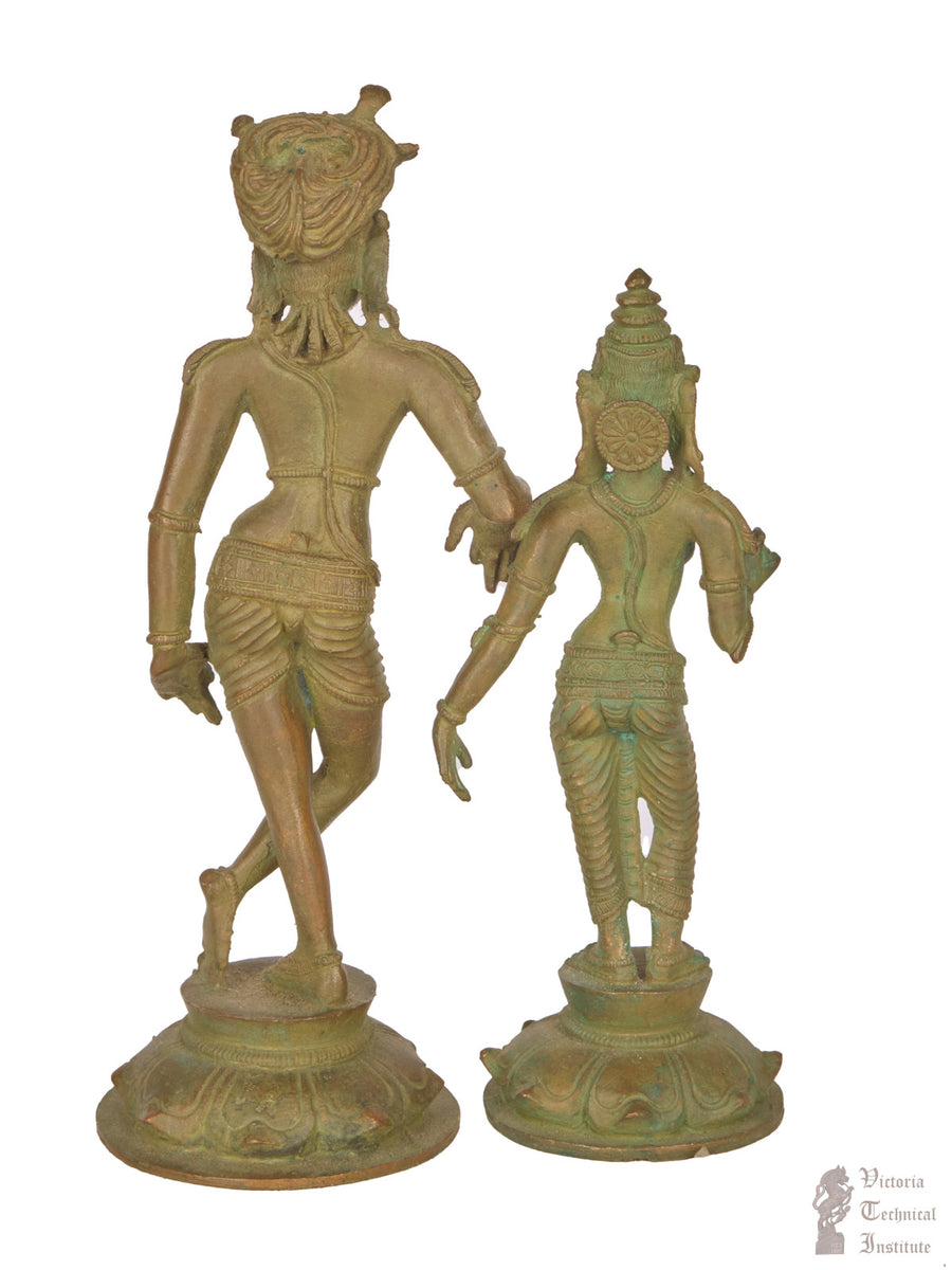 6" Bronze Standing Rishaba Devar Set – VTI HERITAGE