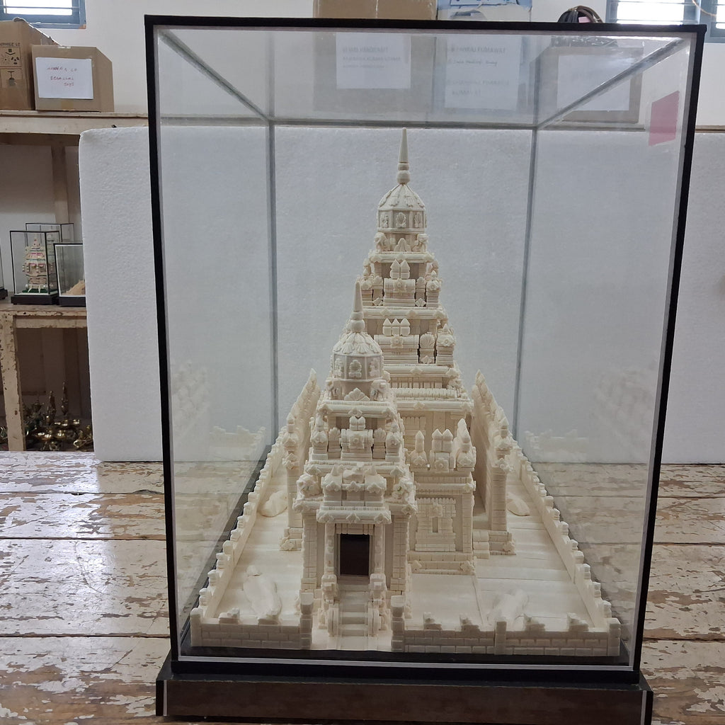 19.5" Pith Work Mahabalipuram Temple – VTI HERITAGE