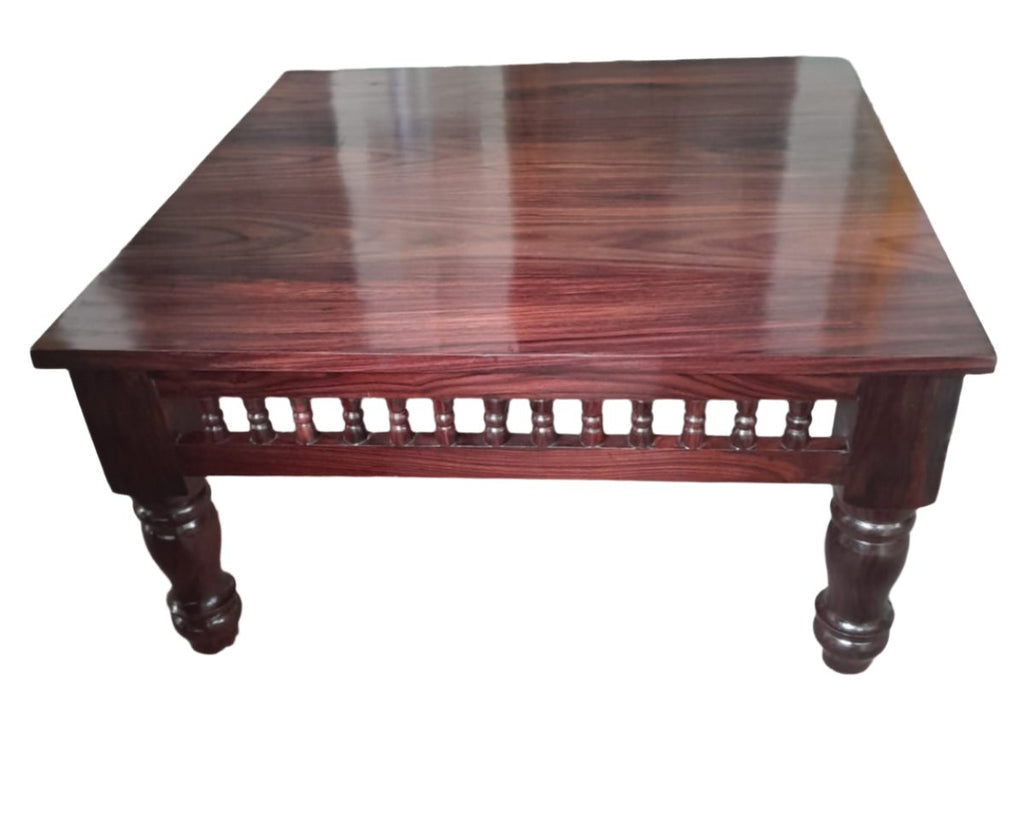 Handmade Wooden Center Table/Teapoy – VTI HERITAGE