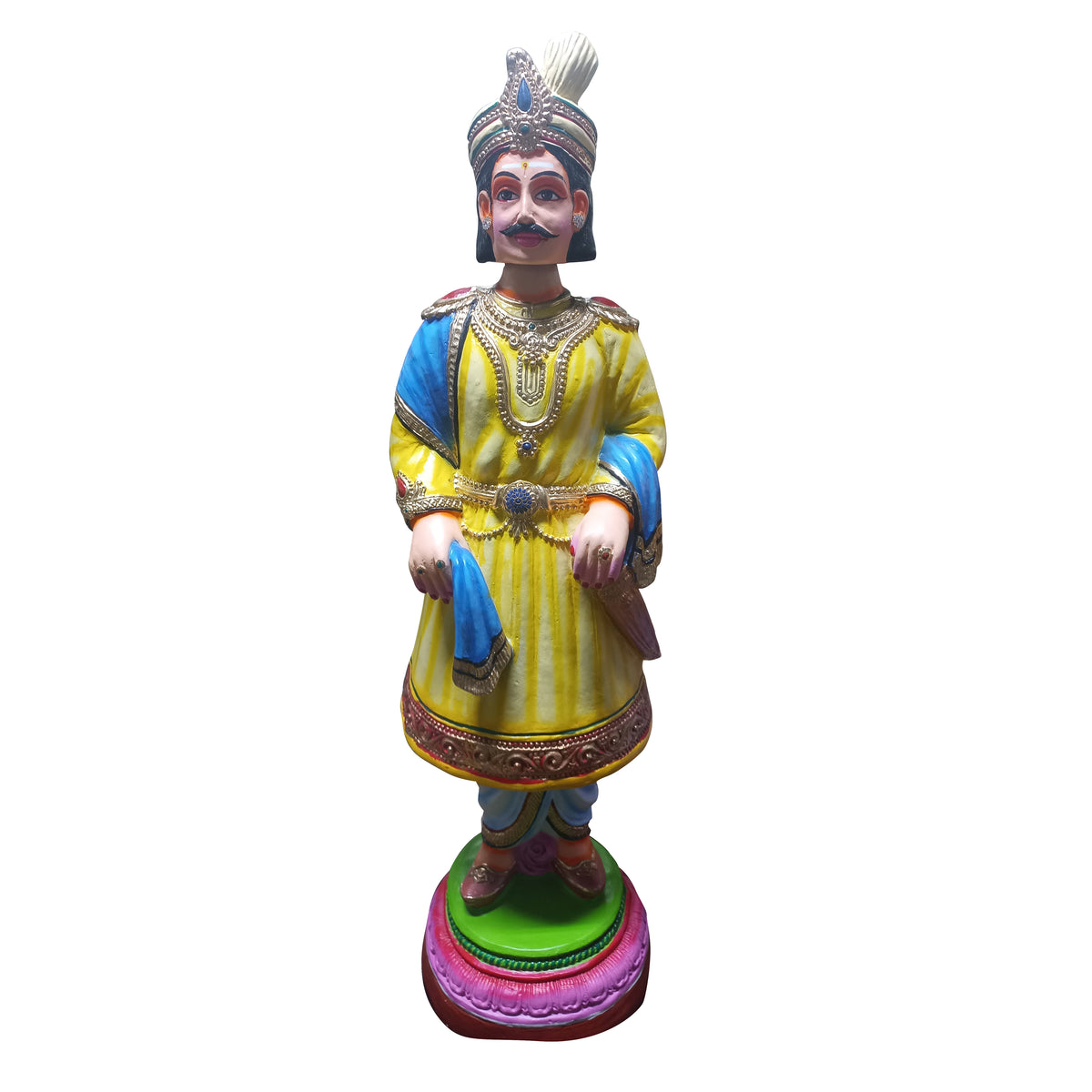 Handmade Paper Mache Raja Rani Dancing Doll Spl 40" – VTI HERITAGE