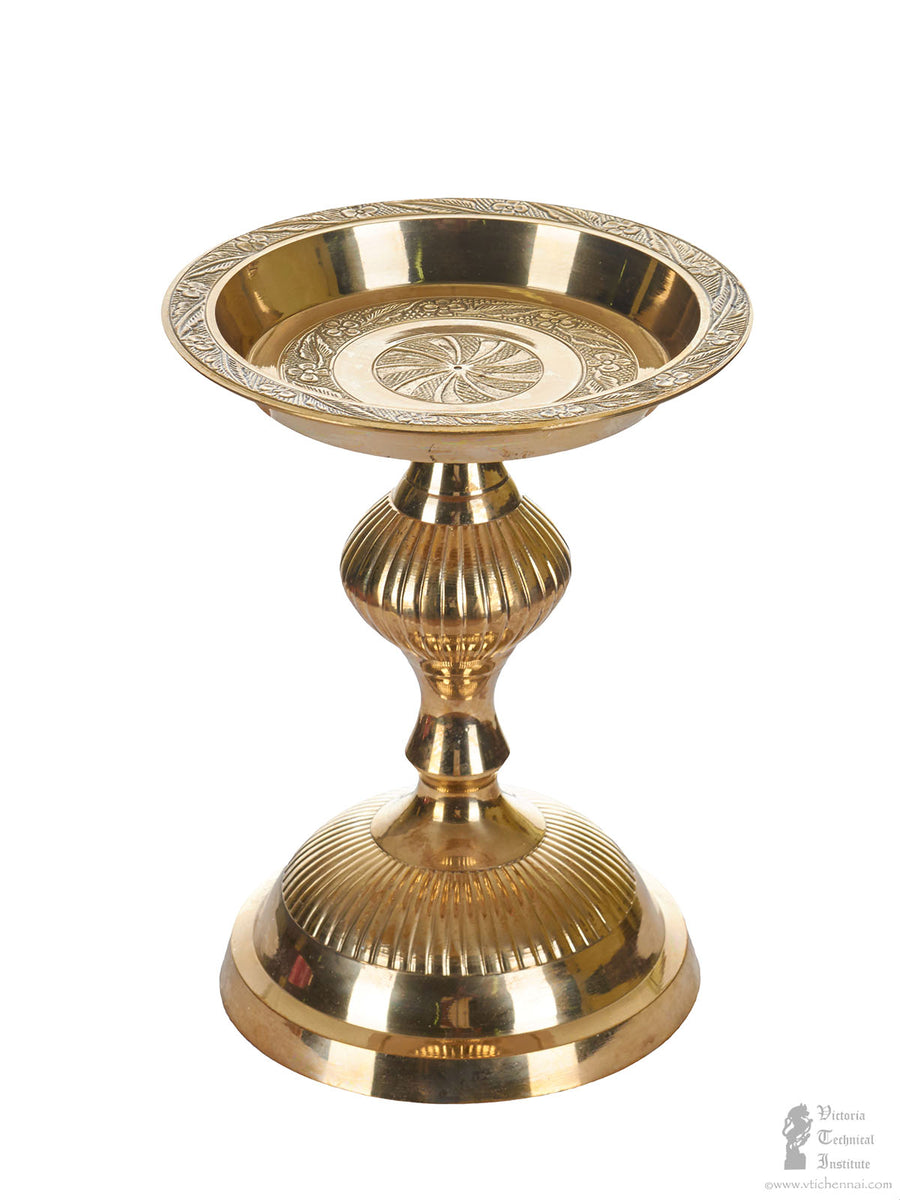 Handcrafted Brass Uruli Stand – VTI HERITAGE