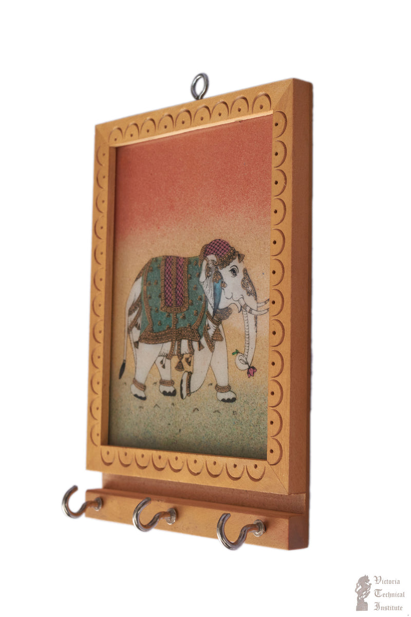 6" Handmade Wooden Key Holder/Stand(Assorted Designs) – VTI HERITAGE