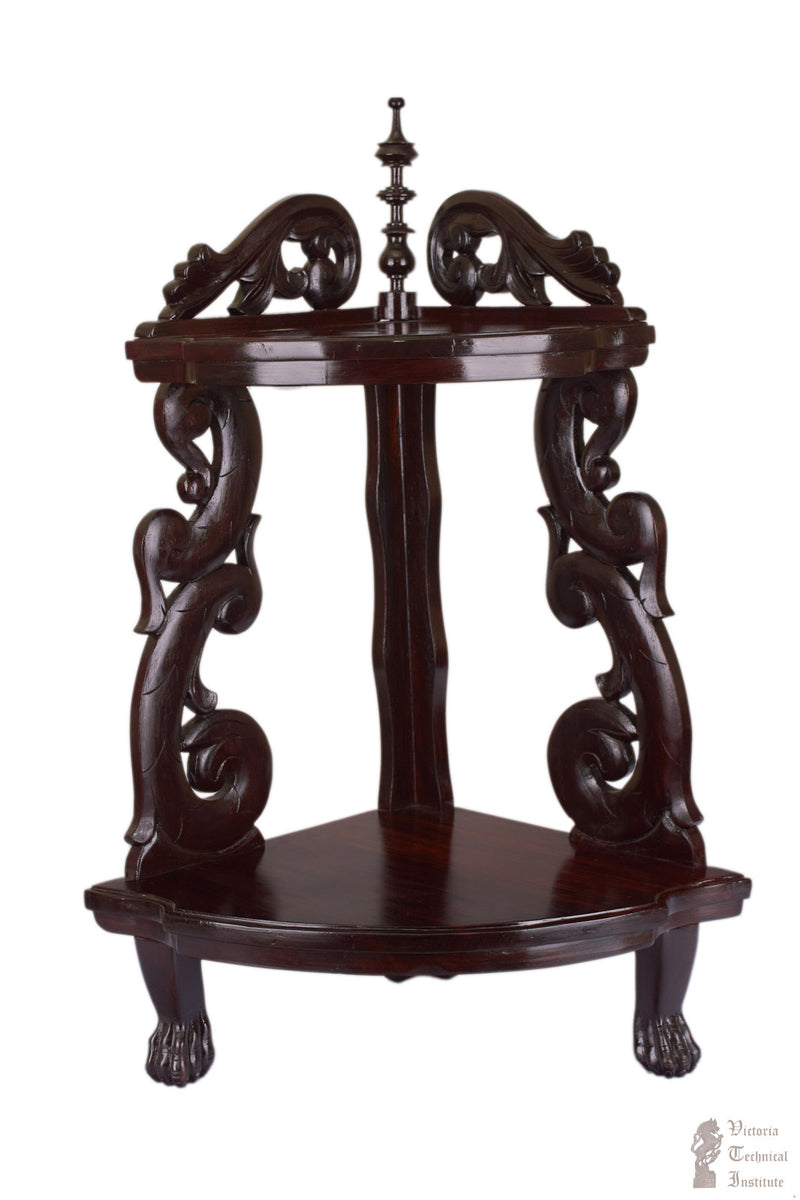 32" Handmade Wooden Corner Stand/Display Stand – VTI HERITAGE