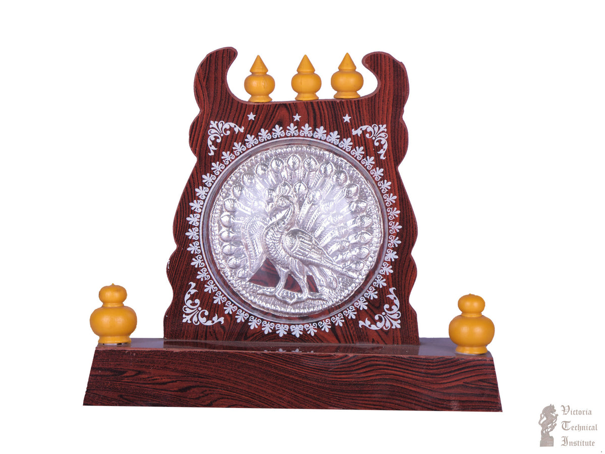 4" Handmade Tanjore Shield Art (Gopuram) – VTI HERITAGE