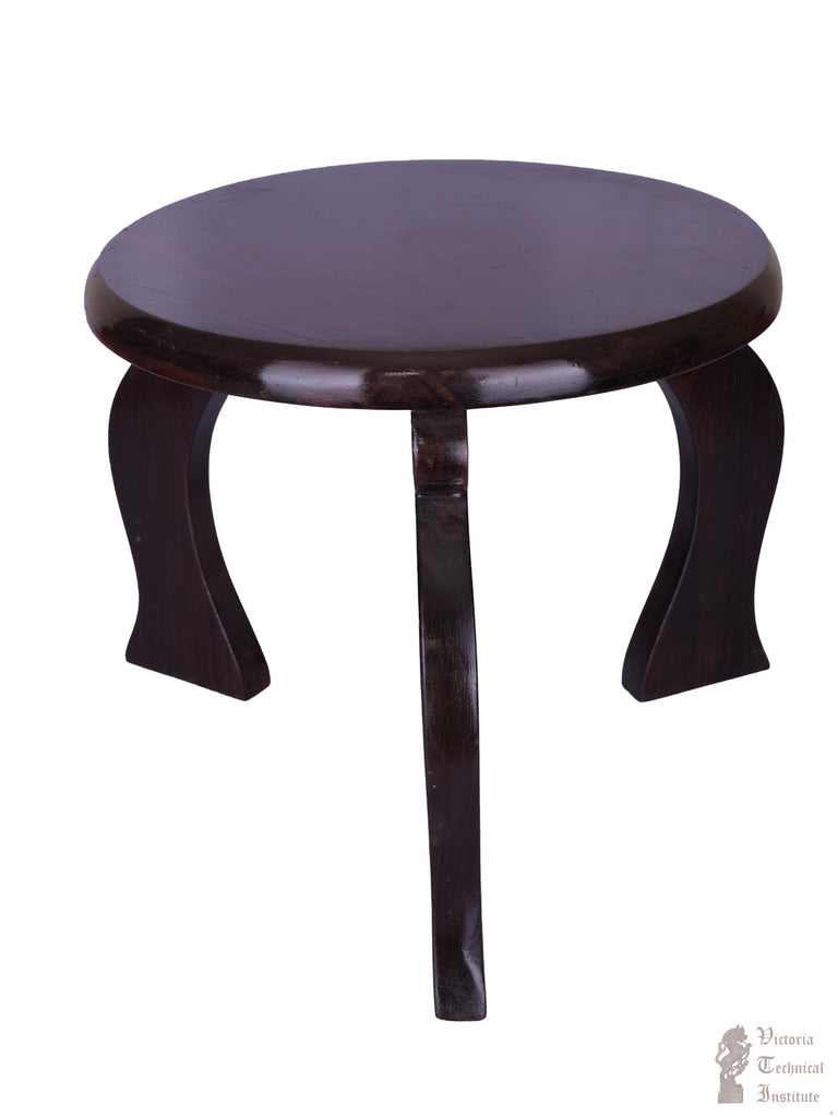 10" Handmade Wooden Mukali/Stool/Pooja Stand for Home Decor – VTI HERITAGE