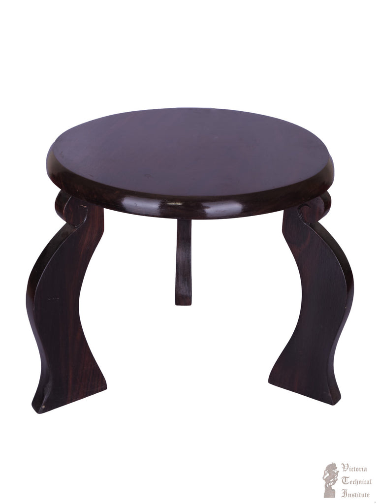 10" Handmade Wooden Mukali/Stool/Pooja Stand for Home Decor – VTI HERITAGE
